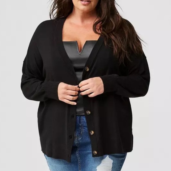torrid | Sweaters | Torrid Black Cardigan Sweater | Poshmark